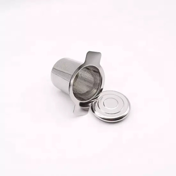 Teesieb Edelstahl Griffe und Deckel